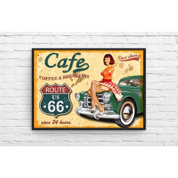 【商品スペック】■状態：新品■ポスターサイズ ：A2サイズ（594×420mm）■材質：ハイグレードポスターペーパー(丈夫な厚口)■フレーム：無し■レトロな雰囲気を醸し出してくれるビンテージポスター。デザインはレトロでも飾るとどこか新しい、...