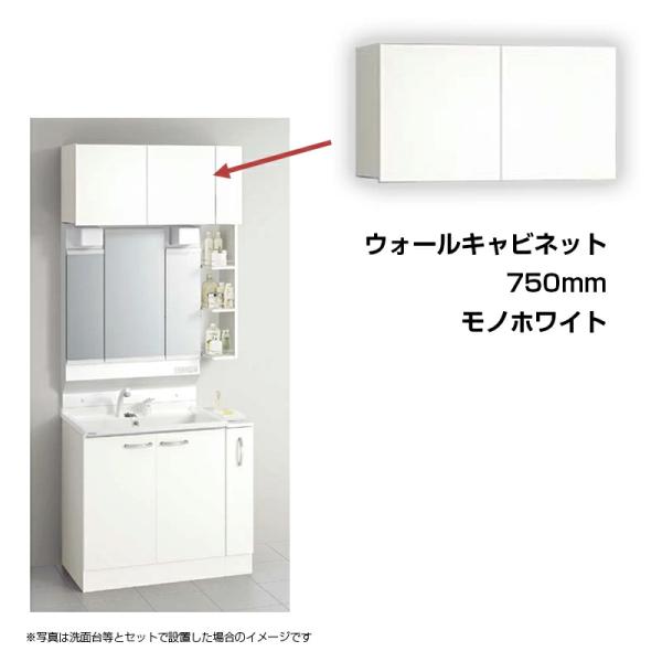 ウォールキャビネット扉：スタンダード　モノホワイト(JST) 開き扉タイプ奥行／高さ：320mm／410mm