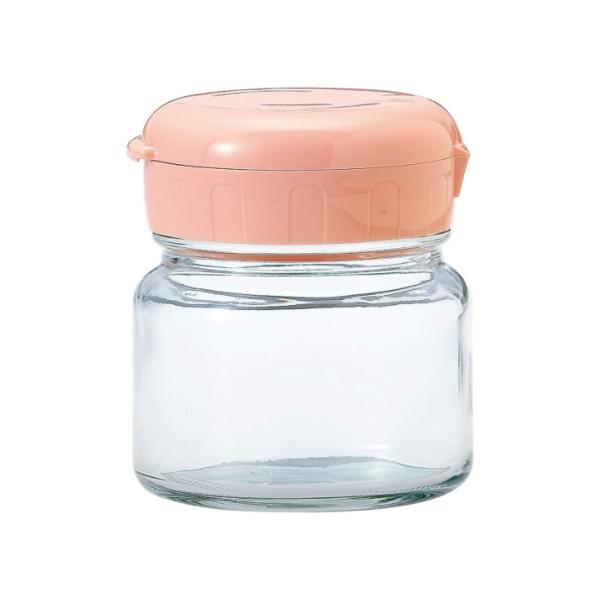 しょうがの甘酢漬けにぴったりの保存びん。漬ける・保存・小分けができる便利なポット。■製品スペックサイズ：約9.3×8.1cm(高さ×底辺径)、約6.6cm(フタ口径)容量：275ml耐熱温度：100度材質：ソーダライムガラス、ポリプロピレン...