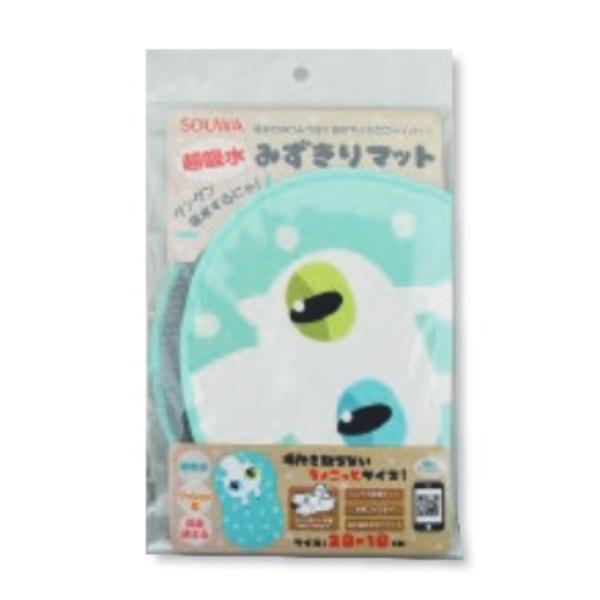 洗った食器を乗せるだけでぐんぐん吸水。裏面はシックなグレー。可愛いく便利な水切りマットです。シンクから傷を守る保護マット、ピッチャーなどの大判コースター、調味料の敷きマット、お子様のおやつマットとしても使えます。■製品スペックサイズ：28×...