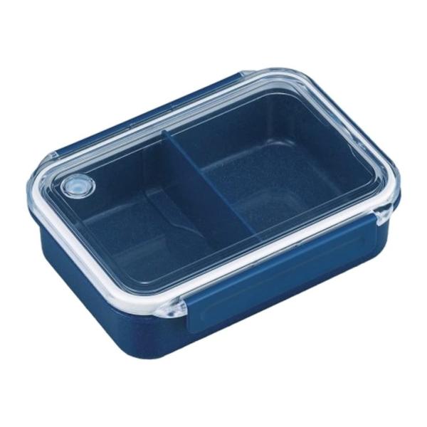 シンプルな形状のランチボックスです。仕切りと吸排気弁が付いています。本体に銀イオンの抗菌加工がしてあります。フタを外すと電子レンジ使用ができます。※食洗機、乾燥機の使用はできません。＜商品スペック＞サイズ：約16.1×12.4×4.9cm(...