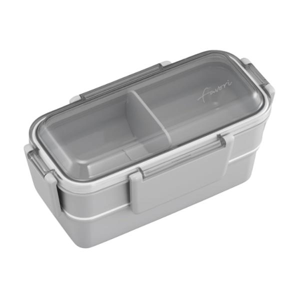 立体的なフタがおかずを潰さないランチボックス。がっちり4点ロックで汁漏れしにくい。盛付けがしやすい背の高い仕切り付き。本体と仕切りに抗菌加工がしてあります。フタと下フタを外して電子レンジが使用できます。食器洗い乾燥機の使用ができます。■商品...