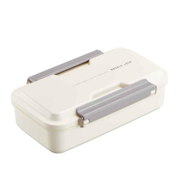 環境にやさしいお弁当箱。トウモロコシ由来のバイオマス原料を約10%使用して二酸化炭素の排出量の削減に貢献しています。外して洗う必要がないパッキンを使用しています。金属製の止め具なのでしっかりロックして壊れにくい。本体と仕切に抗菌防汚の加工が...