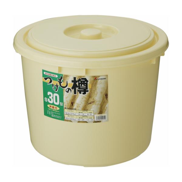 ●本格的な漬物が漬けられるつけもの樽。●ご家庭から業務用まで対応できます。＜材質＞本体、フタ/ポリエチレン押しフタ/ポリプロピレン＜サイズ＞約420×420×327mm＜重さ＞約1.393kg＜原産国＞日本