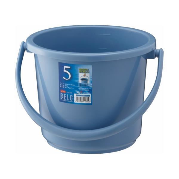 ●握り込み易く、重くても手が痛くならないバケツ＜材質＞本体／ポリプロピレン＜サイズ＞約242×242×190mm＜重さ＞約256g