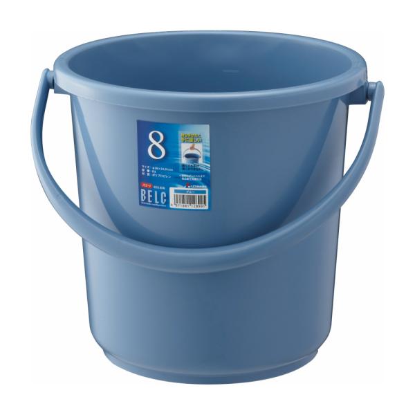 ●握り込み易く、重くても手が痛くならないバケツ＜材質＞本体／ポリプロピレン＜サイズ＞約260×260×242mm＜重さ＞約348g