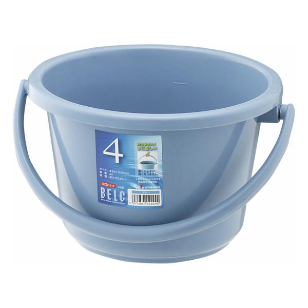 ●握り込み易く、重くても手が痛くならないバケツ＜材質＞本体／ポリプロピレン＜サイズ＞約240×240×155mm＜重さ＞約214g