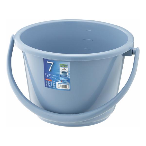 ●握り込み易く、重くても手が痛くならないバケツ＜材質＞本体／ポリプロピレン＜サイズ＞約280×280×190mm＜重さ＞約300g