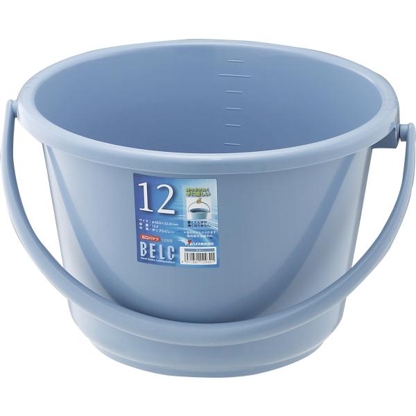 ●握り込み易く、重くても手が痛くならないバケツ＜材質＞本体／ポリプロピレン＜サイズ＞約335×335×222mm＜重さ＞約420g