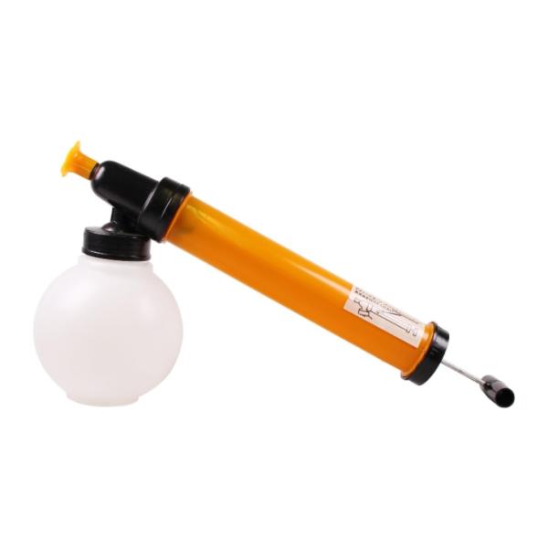 園芸用粉剤(薬剤)の散布による殺菌・殺虫用の散粉器です。■製品スペックサイズ：約29.5×9×15cm容量：350ml材質：ポリプロピレン、ポリエチレン＜おすすめポイント＞園芸 ガーデニング 散布 殺虫 殺菌 薬品 粉末