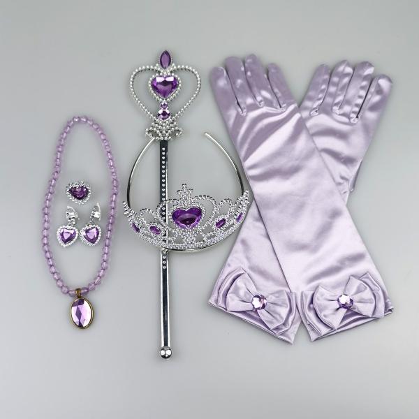 プリンセスアクセサリー 子供コスチューム おもちゃ 豪華6点セット
