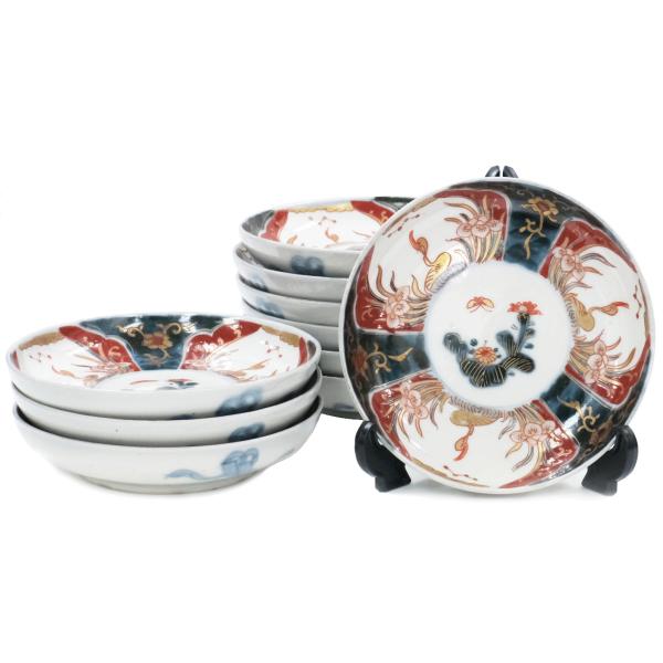 【作家名】-【商品名】赤絵皿 10枚【サイズ】高さ2.5cm12cm 底面径7.3cm【付属品】-【商品状態】商品には保存状況によるヨゴレ、キズ、欠けがございます。【管理番号】946-9※こちらの商品は他サイトでも販売を致しておりますので同...