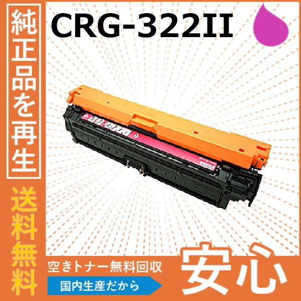 (カートリッジ型番)キャノン CRG-322II マゼンタ (2649B001) リサイクルトナー(対応機種)LBP9100C / LBP9100CS / LBP9200C / LBP9500C / LBP9510C / LBP9600C ...