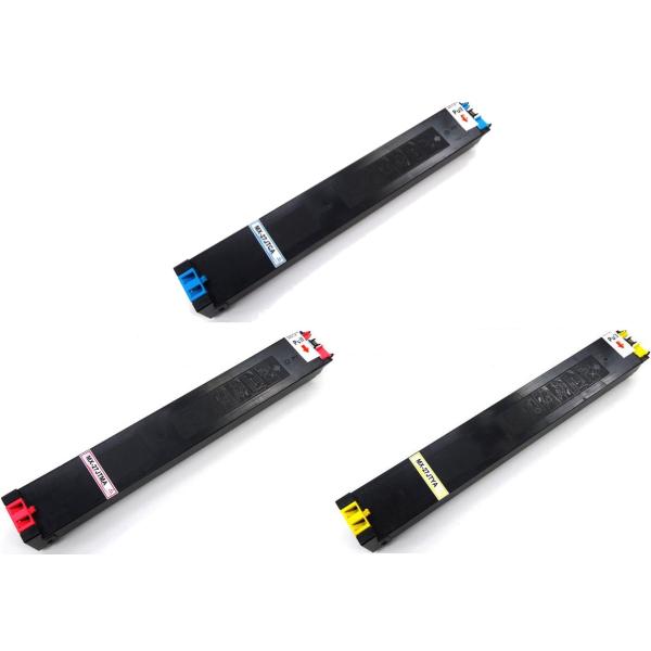 (カートリッジ型番)シャープ MX-27JT-CA / MA / YA (シアン マゼンタ イエロー) リサイクルトナーカラー 3本セット(対応機種)MX-2700FG / MX-2700G /MX-2300FG / MX-2300G / ...