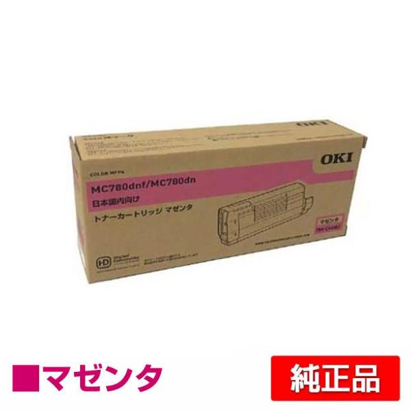TNR-C4RM2 トナー 純正人気トナーです。■沖 TNR-C4RM2トナー（赤・マゼンタ）：純正品 ●対応機種：MC780dnf／MC780dnl／MC780dn ●印刷可能枚数：約6,000枚(A4／5%印刷時) 【pt5】