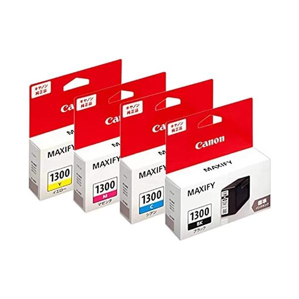セット内容：PGI-1300BK ブラックPGI-1300C シアンPGI-1300M マゼンダPGI-1300Y イエロー対応機種：MAXIFY MB2730 / MAXIFY MB2330 / MAXIFY MB2130 / MAXIF...