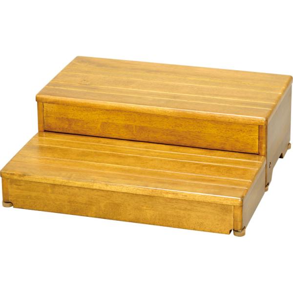 ・玄関の段差に合わせて選べる、3タイプの木製玄関台シリーズ。・すべりにくい塗装仕上げ。・ガタつき防止アジャスター。【商品仕様】●サイズ／幅60×奥行55・60（2段階）×高さ20cm●重さ／約10.3kg●材質／ラバーウッド●付属品／アジャ...