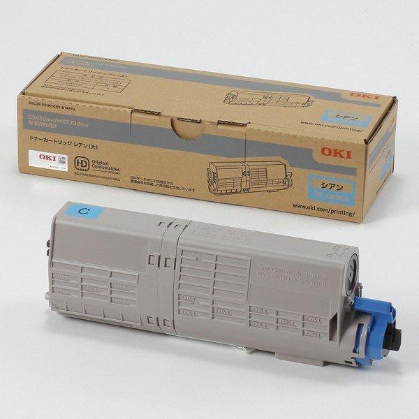 【対応機種：沖】MC573dnw/C542dnw【種類】メーカー純正品【色】シアン【印字枚数】約6,000枚【送料】全国一律　※一部条件により異なる場合がございます。【納期について】午前中のお支払い完了で即日発送いたします。※在庫がある場合...