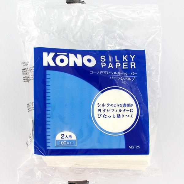 シルクのような表面が円すいフィルターに貼りつき、フィルターサイド部分からの横モレがなく、雑味も浮かすことで味・香りともに一段と豊かで美味しいコーヒーを飲むことができます。1〜2人用内容量：100枚入素材：バージンパルプ