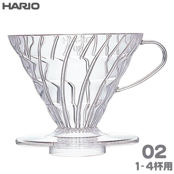 V型円すい形のペーパーフィルターは、コーヒー粉の層が深く、コーヒー粉に注いだお湯が円すいの頂点に向かって流れるので豆の旨味をしっかりと抽出できます。※ペーパーフィルターはハリオ V60 02用 円錐フィルターをご使用ください。カラー：クリア...