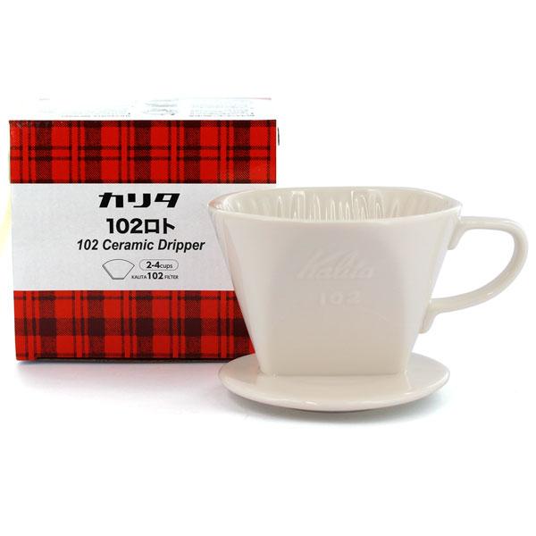 カリタのドリッパーは三つ穴、雑味がでる前に、美味しさだけをドリップするのが特徴です。カラー：ホワイト杯数：２〜４人用※メジャーカップは付属しません。
