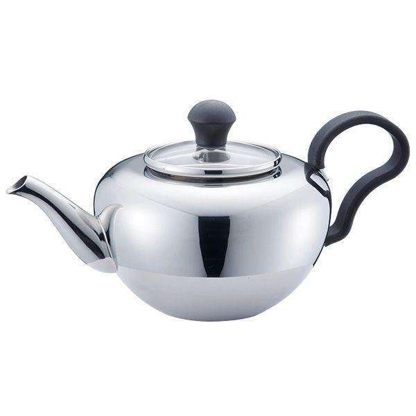 大容量ステンレスティーポット一度にたっぷりお茶を淹れたい方に。大容量の1.0Lサイズです。目詰まりしにくく歪みにくいパンチングメッシュストレーナー付き。商品詳細材質：18-8ステンレス,シリコン樹脂,強化ガラス,フェノール樹脂サイズ：W26...