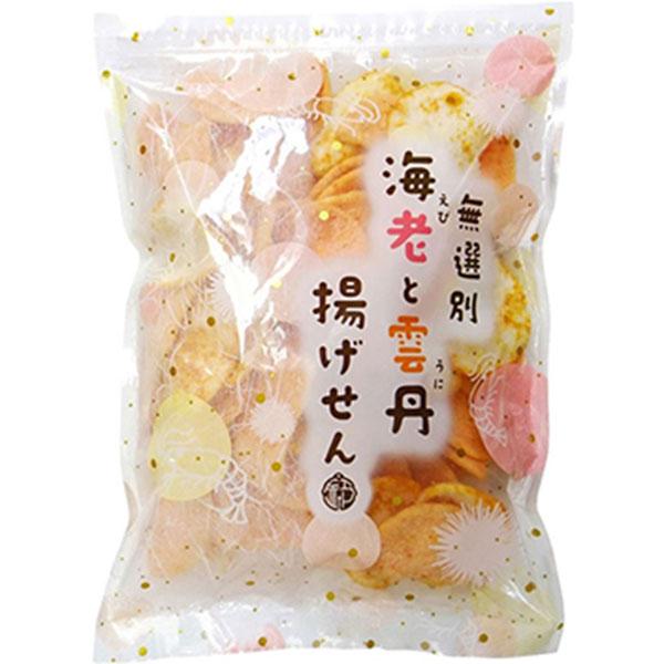 国産米１００％風味豊かな小海老を練り込みサクッと食感にこだわりました。濃厚なうに液をまだらにかけることで味のコントラストが楽しめます。内容量：190g