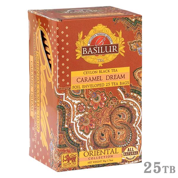 深いコクと甘く優しいキャラメルフレ―バーのハーモニー。仕事の合間やゆったりおうち時間のリラックスタイムのお供にどうぞ。ストレートでもミルクティーとしてもおすすめです。原材料：紅茶／香料内容量：50g（２g×25袋）