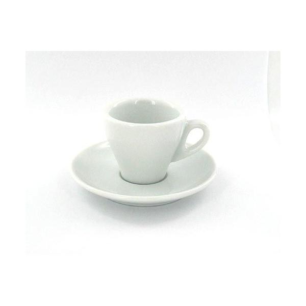 理想的なクレマを生むイタリア製エスプレッソカップ＆ソーサー「エッグ（卵）シェイプ」と呼ばれる丸くふくらんだカップ底が、理想的なクレマを生むイタリア製エスプレッソカップ＆ソーサー。【サイズ（約）】カップ：幅85×直径66mm×高さ58（mm）...