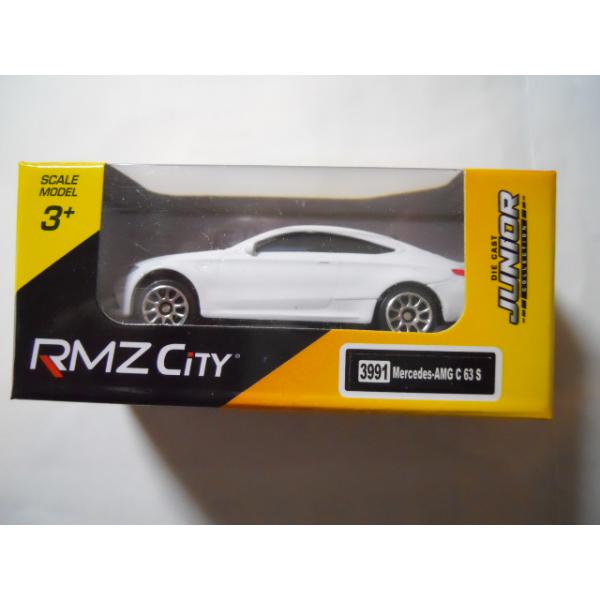 ***RMZ　City　3991　Mercedes-AMG C 63 S（白）　メルセデス-AMG C 63 S（白）***☆商品は新品・未開封です。（本商品は外箱と、外箱の透明樹脂のぞき窓部分に傷みがあります。）☆商品は店頭在庫品のため外...