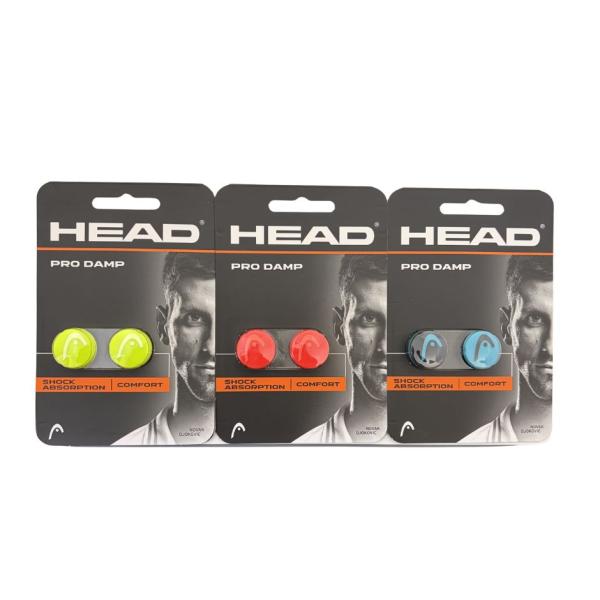ラケットの打球時の不快な振動を軽減する、HEADの定番振動止め「PRO DAMP」。ラケット下部のストリング部分に簡単装着。ソフトなラバー素材が衝撃を吸収し、打球音をマイルドに整えます。・ 簡単取り付け・2個入りでコスパ◎・ 練習用・試合用...