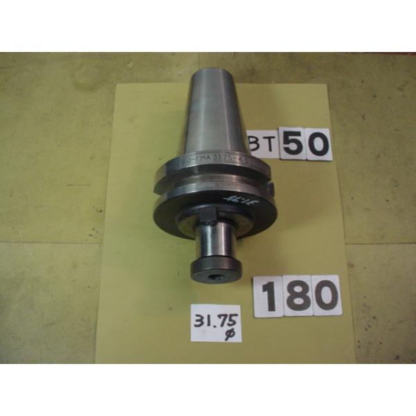 BT50番の　BIG製のフルバック用アーバーの 中古品です。型式は　BT50-FMA31.75-45です。内径31.75Φのフルバックを装着できます。詳細な寸法はBIGのカタログを参照下さい。写真現状有姿渡しでご入札ください。 BT50-180