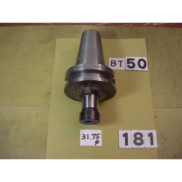 BT50番の　フルバック用アーバーの 中古品です。型式は　BT50-FMA31.75-45です。内径31.75Φのフルバックを装着できます。詳細な寸法はカタログを参照下さい。写真現状有姿渡しでご入札ください。 BT50-181