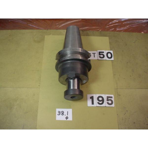 BT50番の　BIG製のフルバックアーバーの 中古品です。型式は　BT50-FMA38.1-75です。フルバックの取り付け穴が38.1Φのものに使用できます。写真現状有姿渡しでご入札ください。 BT50-195