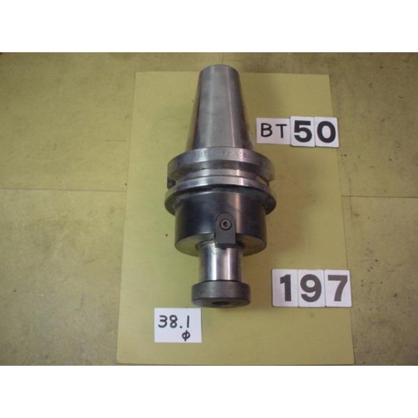 BT50番の　BIG製のフルバックアーバーの 中古品です。型式は　BT50-FMA38.1-75です。フルバックの取り付け穴が38.1Φのものに使用できます。写真現状有姿渡しでご入札ください。 BT50-197