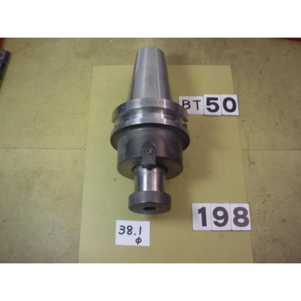 BT50番の　BIG製のフルバックアーバーの 中古品です。型式は　BT50-FMA38.1-75です。フルバックの取り付け穴が38.1Φのものに使用できます。写真現状有姿渡しでご入札ください。 BT50-198