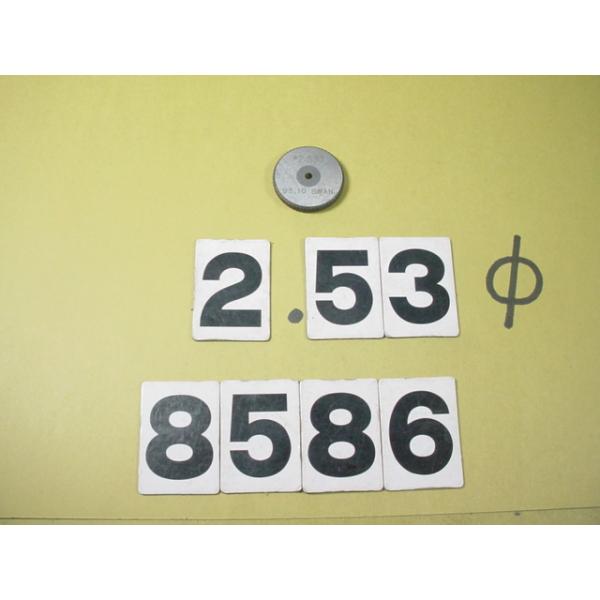 セットリング、マスターリングゲージの中古品　内径　2.53Φです。写真現状有り姿渡しでご入札下さい。8586
