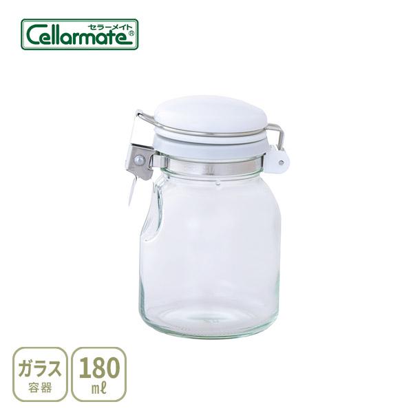 セラーメイト ワンプッシュ便利びん 180ml 302059 星硝 日本製 調味料入れ 調味料ボトル 保存瓶 ガラス 保存容器