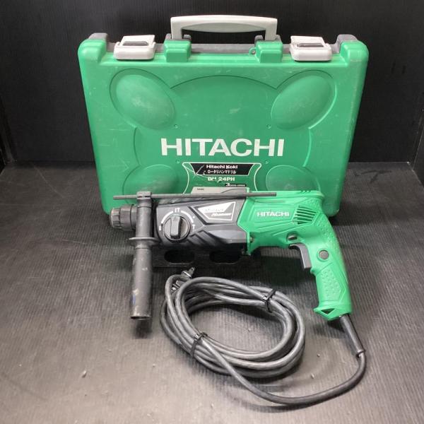 ご覧いただきありがとうございます日立工機 DH24PH ロータリハンマドリルです状態：中古品回転動作、打撃、モード切替、確認済です※動作時、モーターより火花が多めに出ます※その他点検不足な所もある可能性がございますのでご了承ください・取付け...