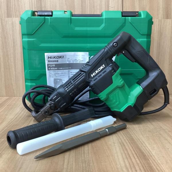 ご覧いただきありがとうございますHiKOKI/ハイコーキ H41SA4 六角軸17mm 電動ハンマです状態：未使用・未使用品の為、動作確認を行っていません・商品の検品、写真撮影の為開封しています・写真に写っているものが全てです・商品の仕入れ...