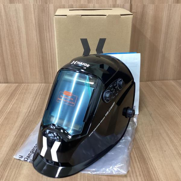 ご覧いただきありがとうございますHAIGE/ハイガー HG-LY800F 自動液晶溶接面です状態：未使用・未使用品の為、動作確認を行っていません・商品の検品、写真撮影の為開封しています・写真に写っているものが全てです・店頭販売品の為、細かい...