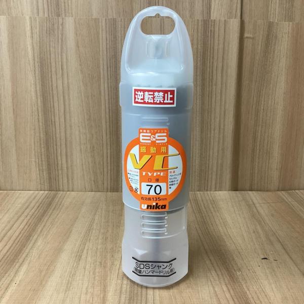ご覧いただきありがとうございますunika/ユニカ ES-V70SDS 単機能コアドリル 振動用です状態：未使用・口径：70mm・SDSシャンク(軽量ハンマードリル用)・写真に写っている物が全てです・商品の仕入れ、保管時の細かい傷や汚れがあ...