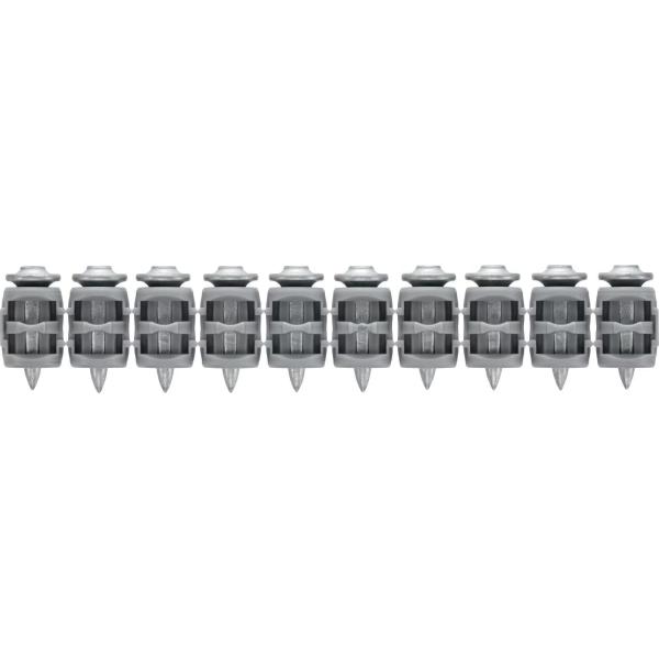 火薬式ツール用最高性能連発ネイル、BX 3 充電式鋲打機を使用した鋼材への留付け用ファスナーシャンク長さ: 14 mm対象母材: スチール母材の最小厚（鋼材）: 4 mm腐食保護: 亜鉛メッキコーティング ＜20 μm【特長】鋼材用最高性能...