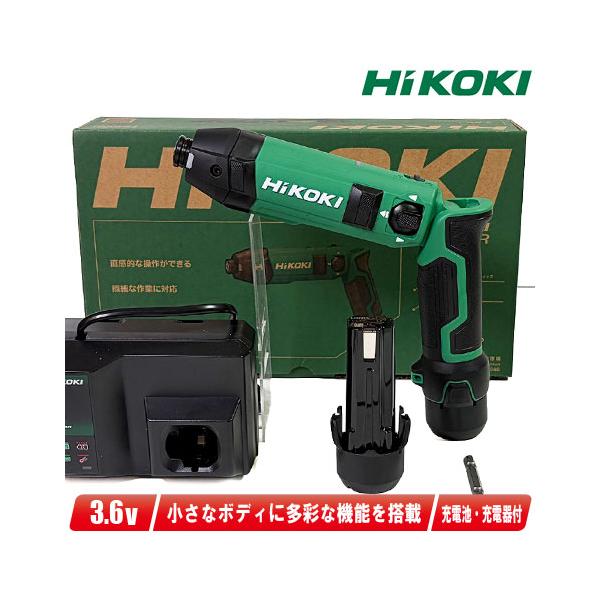 HiKOKI（ハイコーキ）WH3DA はジョイスティックスイッチを採用した3.6Vペン型コードレスインパクトドライバです。3段階スローモードにより繊細な締付け作業を安定して行え、ストレート型とピストル型の2WAY形状で狭所作業にも対応します...