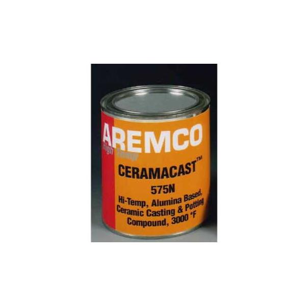 セラマキャスト575Nはアメリカのアレムコ社が開発した対抗熱、絶縁性のセラミック充填剤です。耐熱上限は1650°です。アルミナの微粉末を主剤としたセラミック充填剤で高温用電気部品、高温センサー等の埋め込み充填作業に用います。