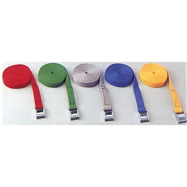 積み荷、商品の色分けに便利な落下荷崩れ防止結束プロ用ベルト