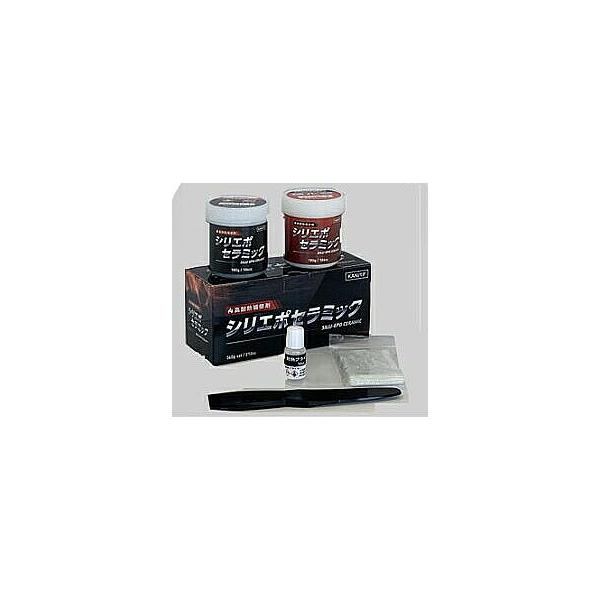 KANパテ　シリエボセラミック?スチーム配管や熱のかかる設備の漏れ止め　　　関西パテ化工　　　　　　　　　0.36kg　　80℃〜320℃　　　国産　　　製品の特長●特殊なシリコーン変性エポキシ樹脂をベースにセラミックパウダーを高配合した耐...