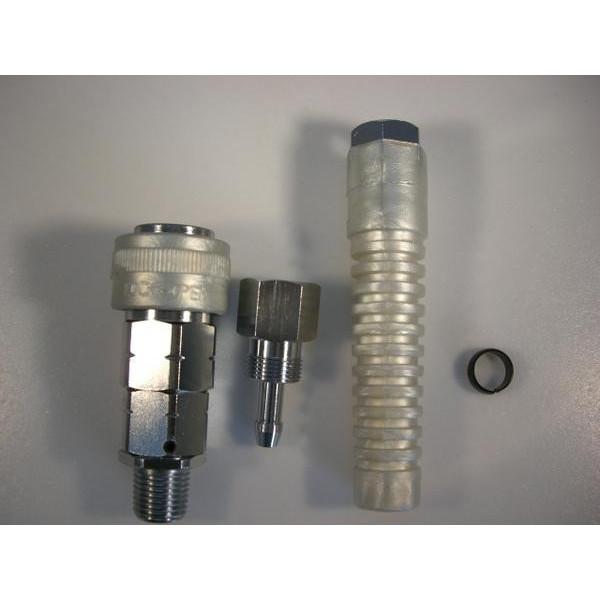 MACHとっても便利なカプラが新登場！！　カラーもパールホワイト仕上げで、とってもエレガントになりました。価格もお値打ちになっての新発売です。高圧エアホースの破損を自分で修理する事が可能です。もう高い修理費を払う必要はありません。取付する時...