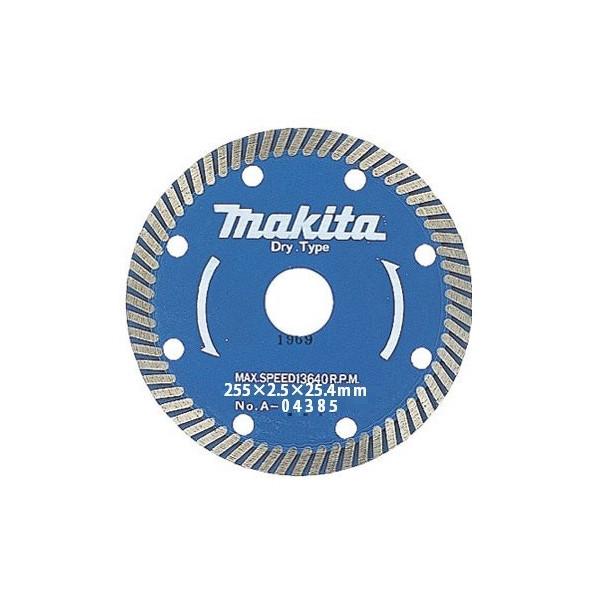 波型コンクリート、コンクリート二次製品（U字溝、ヒューム管）などの切断に。スリットがないため切断開始時のあたりがソフトで仕上りも良好。粉じんの排出は側面のコの字型凹凸ダイヤ層の溝によりスムーズ。