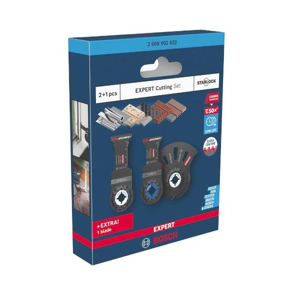ボッシュ BOSCHEXPERT マルチツール用アクセサリー スターロックシステムSTARLOCK 超硬コーティングマルチツールブレード3枚2608902622■使用可能機種　ボッシュ、マキタ、ハイコーキ、OISマルチツール、ボッシュスター...